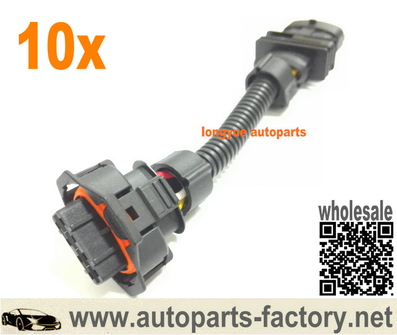 4 way Bosch BSK 4 pin map sensor harness male & female extension 4"